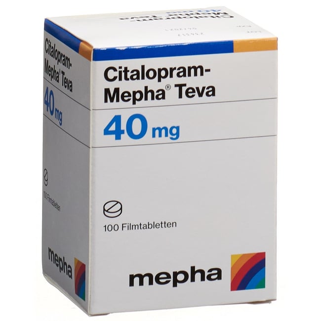 CITALOPRAM Mepha Teva Filmtabl 40 mg Ds 100 Stk | Coop Vitality Apotheke
