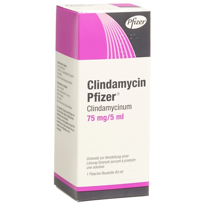 CLINDAMYCINE Pfizer Gran 75 mg/5ml Fl 80 ml | Coop Vitality Apotheke