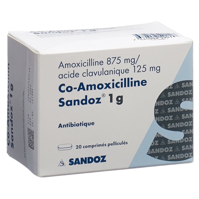 CO AMOXICILLINE Sandoz Filmtabl 1 g Blist 20 Stk | Coop Vitality Apotheke