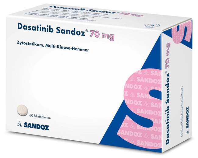 DASATINIB Sandoz Filmtabl 70 mg Blist 60 Stk | Coop Vitality Apotheke