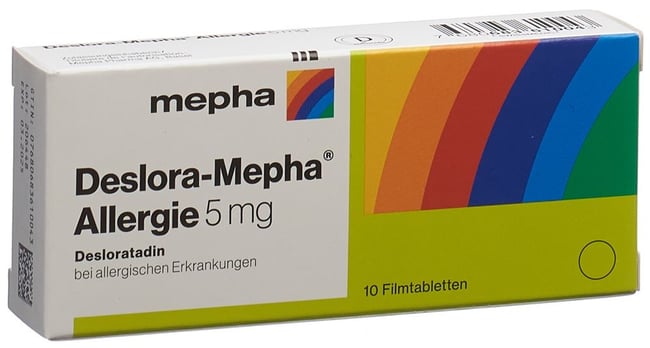 DESLORATADINE Mepha Allergie Filmtabl 5 mg Blist 10 Stk | Coop Vitality ...