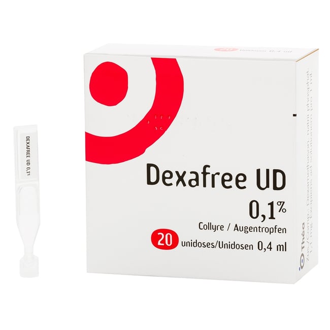 DEXAFREE UD Gtt Opht 0.1 % Monodos 0.4 ml | Coop Vitality Apotheke