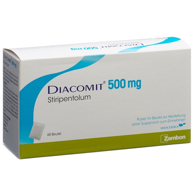 DIACOMIT pdr 500 mg pour suspension orale sach 60 pce | Pharmacie Coop ...