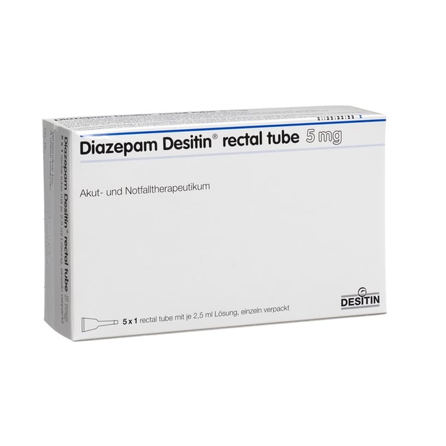 DIAZEPAM Rectal Tube Lös 5 mg Tb 2.5 ml | Coop Vitality Apotheke