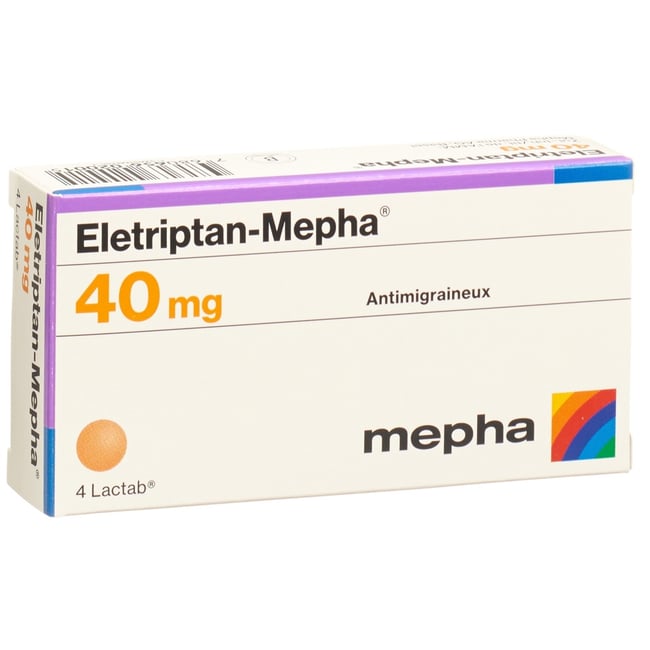 ELETRIPTAN Mepha Filmtabl 40 mg Blist 4 Stk | Coop Vitality Apotheke