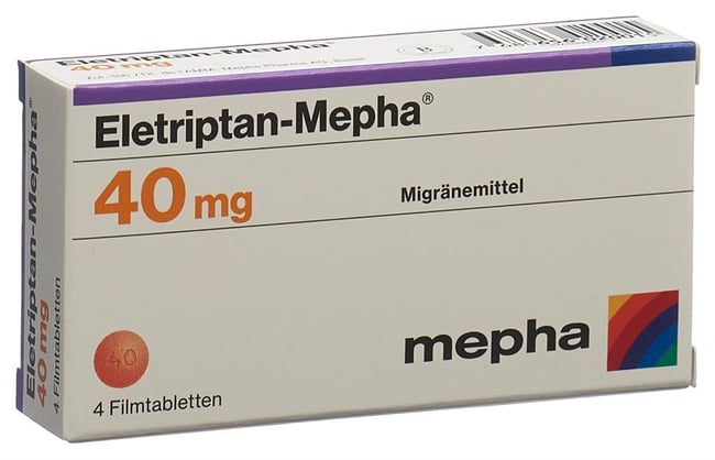 ELETRIPTAN Mepha Filmtabl 40 mg Blist 4 Stk | Coop Vitality Apotheke