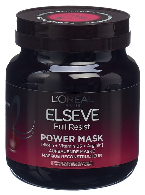 ELSEVE Full Resist Power Mask Aufbauende Maske Glas 680 ml | Coop ...