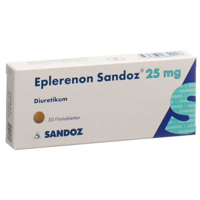 EPLERENONE Sandoz Filmtabl 25 mg Blist 30 Stk | Coop Vitality Apotheke