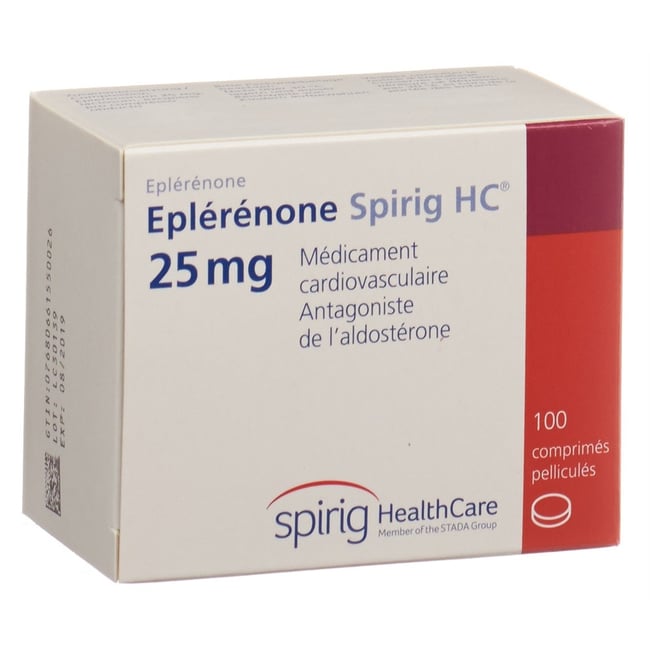 EPLERENONE Spirig HC Filmtabl 25 mg Blist 100 Stk | Coop Vitality Apotheke