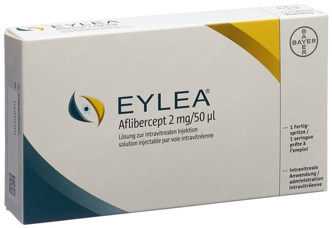 EYLEA Lösung zur intravitrealen Injektion Inj Lös 2 mg/0.05ml Fertigspritze Fertspr 1 Stk | Coop ...