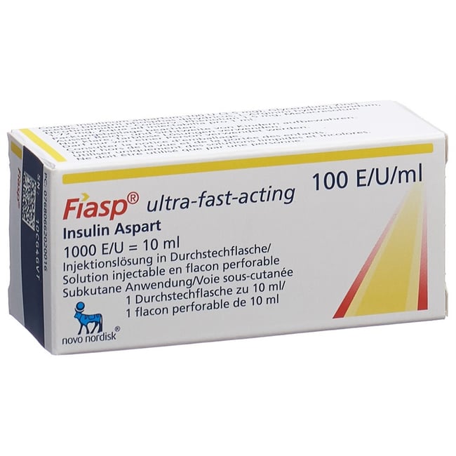 FIASP Inj Lös 100 E Durchstf 10 ml | Coop Vitality Apotheke