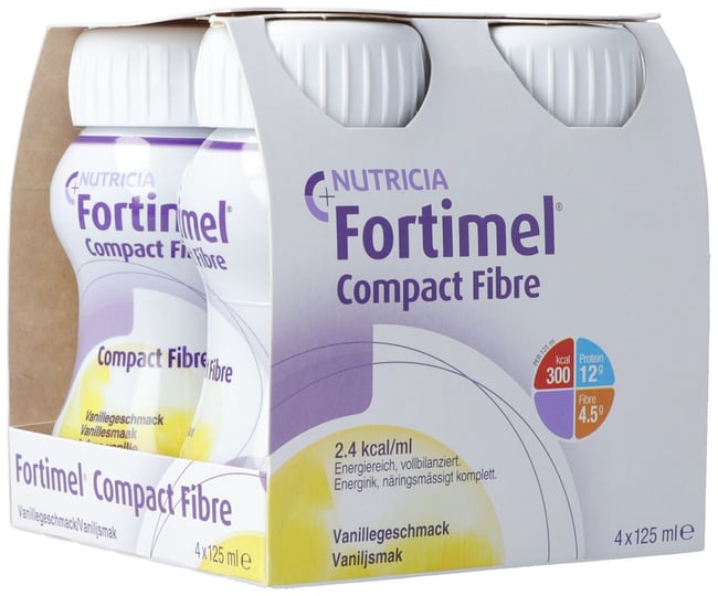 FORTIMEL Compact Fibre liq vanille fl 125 ml | Pharmacie Coop Vitality
