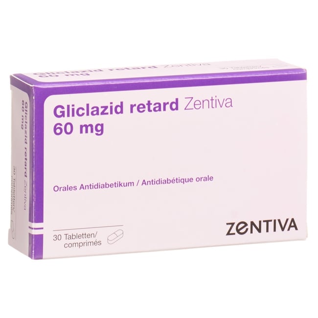 GLICLAZIDE retard Zentiva Ret Tabl 60 mg Blist 30 Stk | Coop Vitality ...