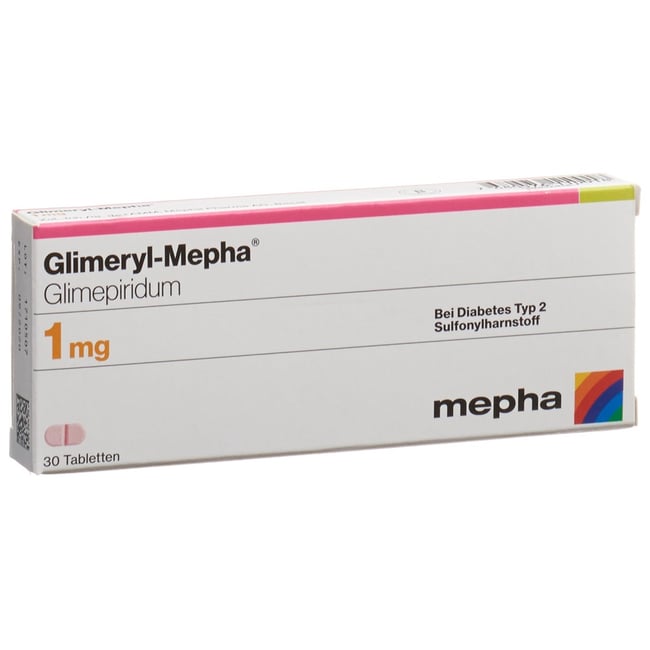 GLIMERYL Mepha Tabl 1 mg Blist 30 Stk | Coop Vitality Apotheke