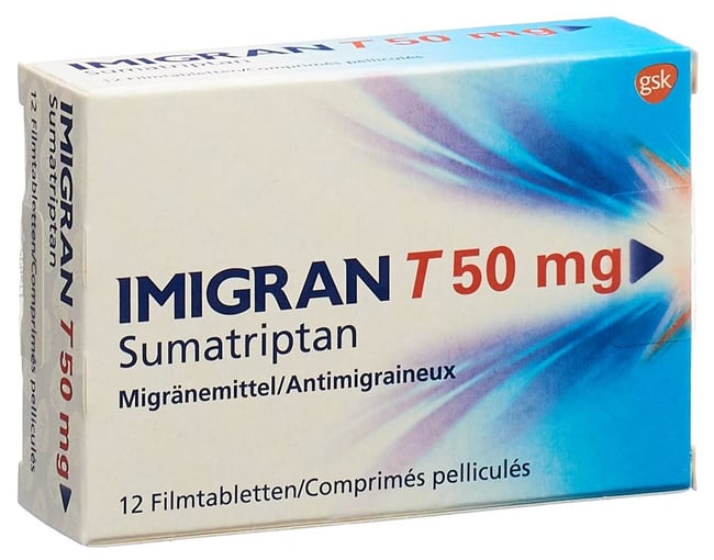 IMIGRAN T Filmtabl 50 mg Blist 12 Stk | Coop Vitality Apotheke