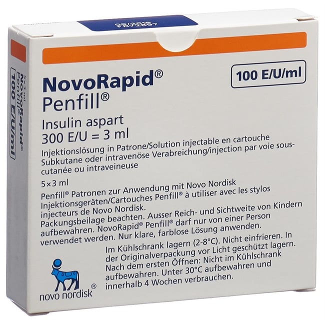 INSULINE NovoRapid Penfill Inj Lös Patronen 3 ml | Coop Vitality Apotheke