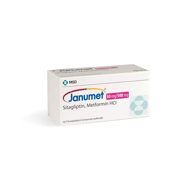JANUMET Filmtabl 50/500 mg Blist 56 Stk | Coop Vitality Apotheke