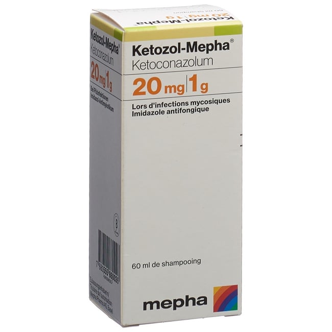 KETOZOL Shampoo Lös 20 mg/g Fl 60 ml | Coop Vitality Apotheke