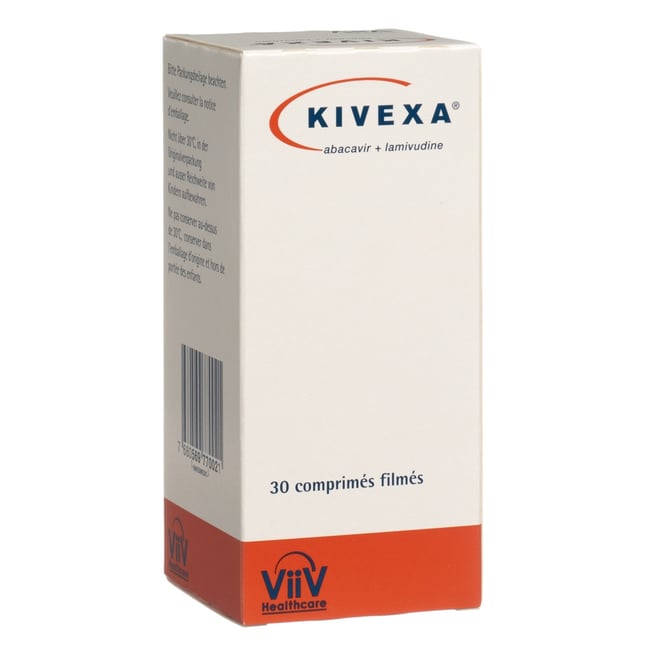 KIVEXA Filmtabl 600mg/300mg Blist 30 Stk | Coop Vitality Apotheke