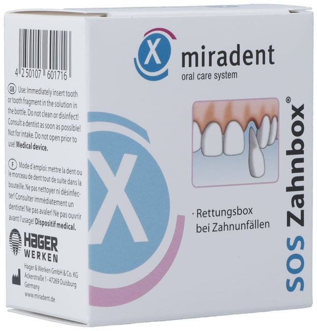 MIRADENT SOS Zahnrettungsbox 1 Stk | Coop Vitality Apotheke
