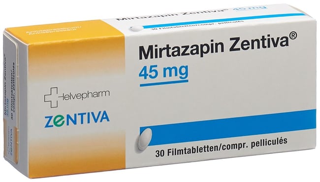MIRTAZAPINE Zentiva Filmtabl 45 mg Blist 30 Stk | Coop Vitality Apotheke
