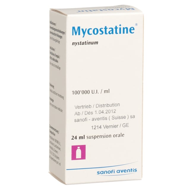 MYCOSTATIN Susp 100000 E/ml Fl 24 ml | Coop Vitality Apotheke