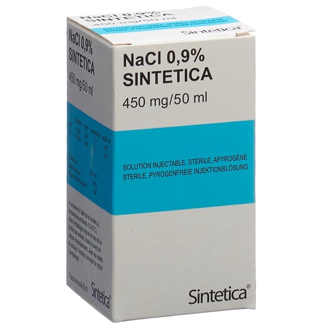 NACL 0.9% Sintetica Inj Lös 450 mg/50ml 50ml Vial Vial 1 Stk | Coop ...