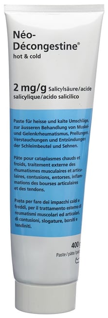 NEO DECONGESTINE hot & cold Paste Tb 400 g | Coop Vitality Apotheke