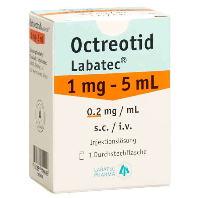 OCTREOTIDE Labatec Inj Lös 1 mg/5ml Durchstf 5 ml | Coop Vitality Apotheke