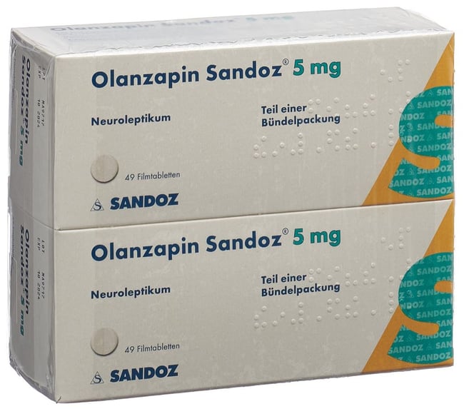OLANZAPINE Sandoz Filmtabl 5 mg Blist 49 Stk | Coop Vitality Apotheke
