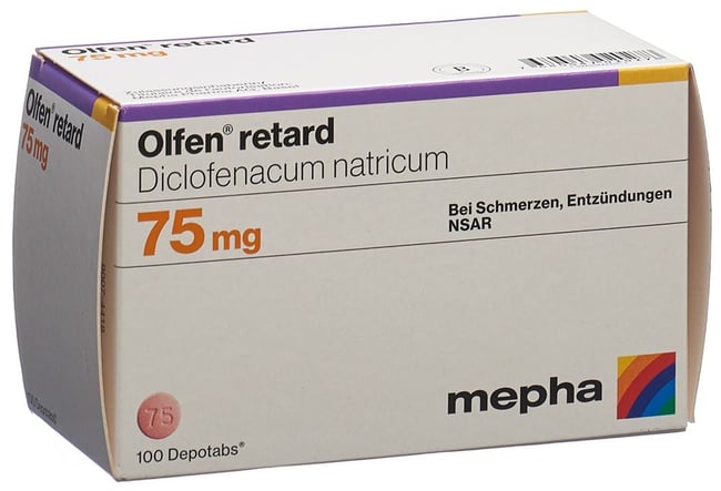 OLFEN retard Depotabs 75 mg Blist 100 Stk | Coop Vitality Apotheke
