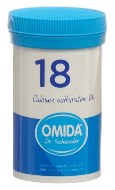 Omida Nr18 Calcium sulfuratum Tabl 6 D Ds 100 g | Coop Vitality Apotheke