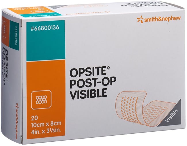 OPSITE POST OP VISIBLE pansement transparent 8x10cm 20 pce | Pharmacie ...