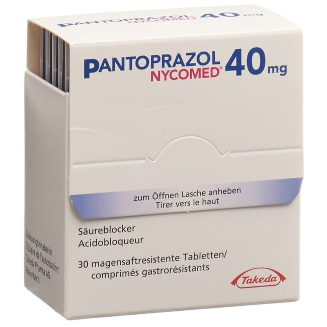 PANTOPRAZOLE Nycomed cpr pell 40 mg blist 30 pce | Pharmacie Coop Vitality