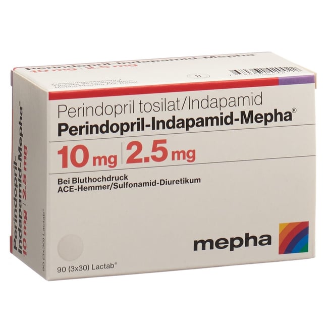 PERINDOPRIL INDAPAMID Indapamid-Mepha Filmtabl 10/2.5 mg Ds 90 Stk | Coop Vitality Apotheke
