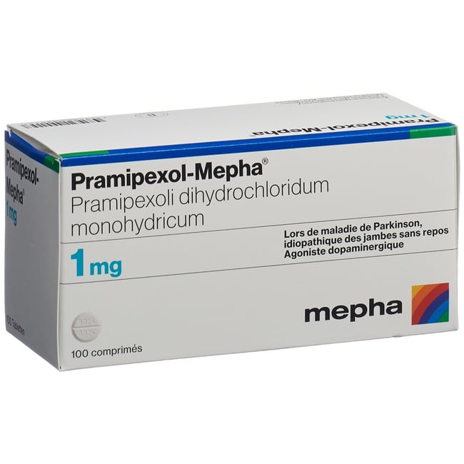 PRAMIPEXOLE Mepha Tabl 1 mg Blist 100 Stk | Coop Vitality Apotheke