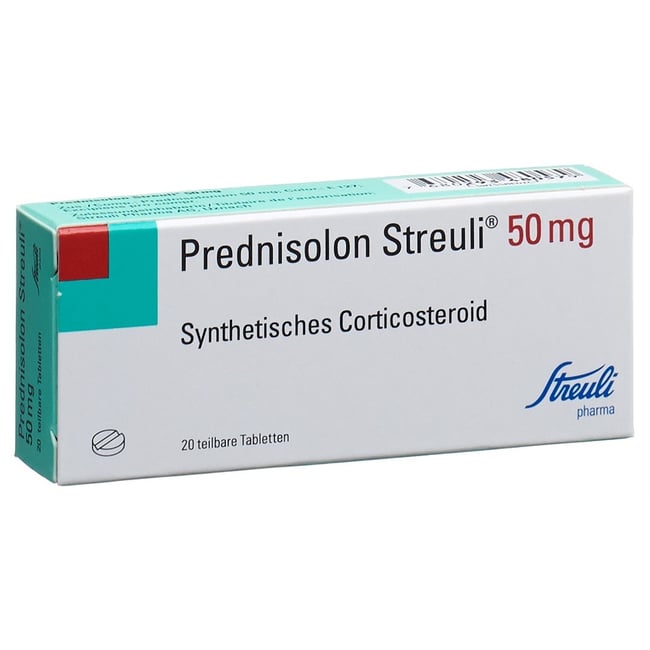 PREDNISOLONE Streuli Tabl 50 mg Blist 20 Stk | Coop Vitality Apotheke