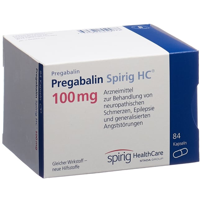 PREGABALINE Spirig HC Kaps 100 mg Blist 84 Stk | Coop Vitality Apotheke