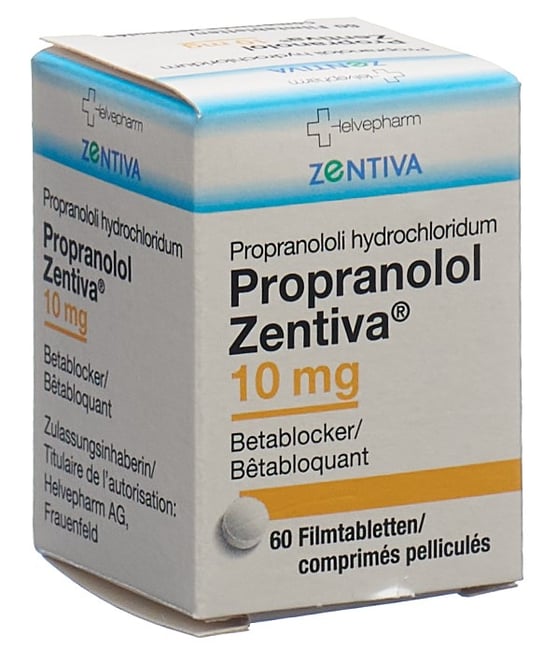 PROPRANOLOL Zentiva Filmtabl 10 mg Ds 60 Stk | Coop Vitality Apotheke