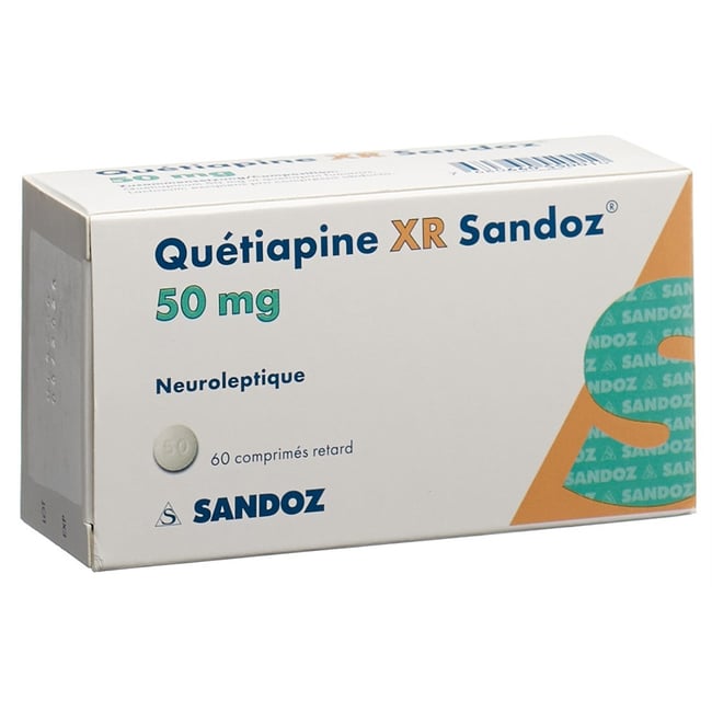 QUETIAPINE XR Sandoz Ret Tabl 50 mg Blist 60 Stk | Coop Vitality Apotheke