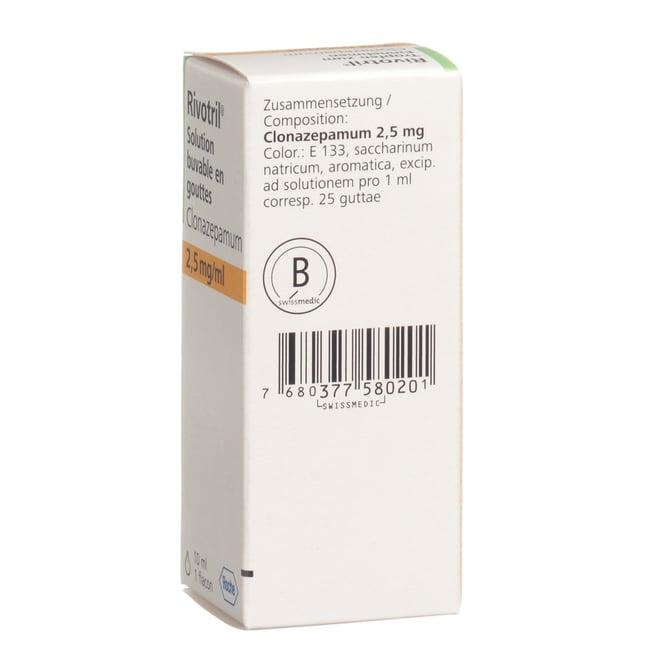 RIVOTRIL Tropfen 2.5 mg/ml Fl 10 ml | Coop Vitality Apotheke