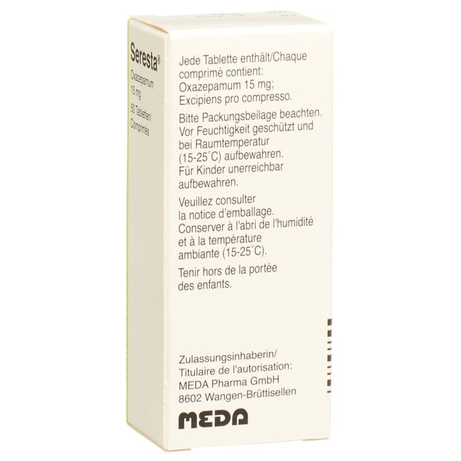 SERESTA Tabl 15 mg Blist 50 Stk | Coop Vitality Apotheke