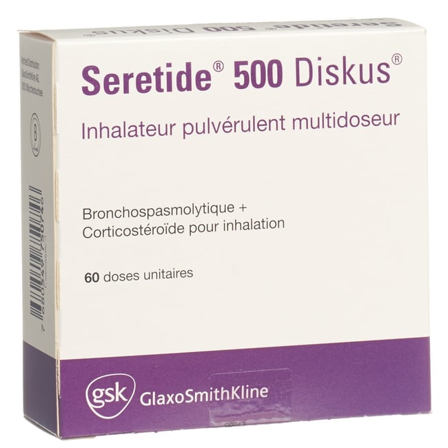 SERETIDE 500 Diskus Inh Plv 60 Dos | Coop Vitality Apotheke
