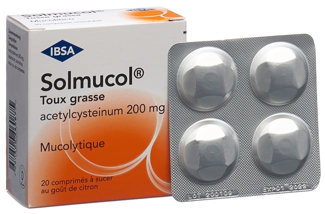 SOLMUCOL Erkältungshusten Lutschtabl 200 mg Blist 20 Stk | Coop ...