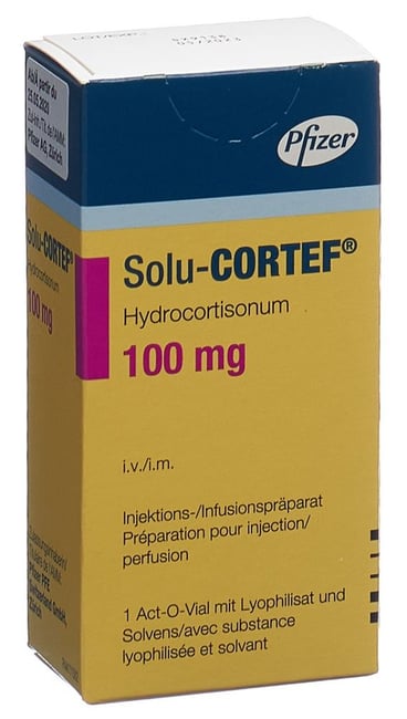 SOLU-CORTEF Trockensub 100 mg mit Solvens 2 ml Act O Vial 1 Stk | Coop ...
