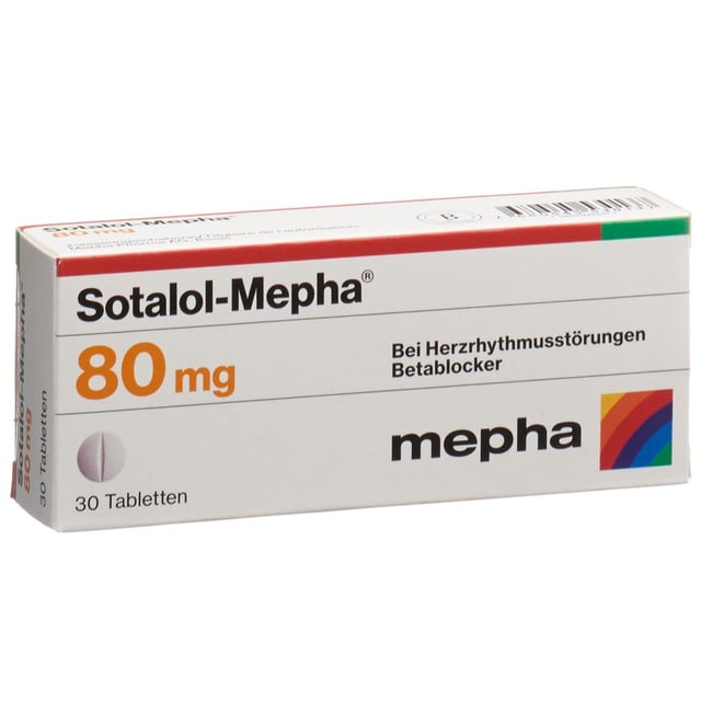 SOTALOL Mepha Tabl 80 mg Blist 30 Stk | Coop Vitality Apotheke