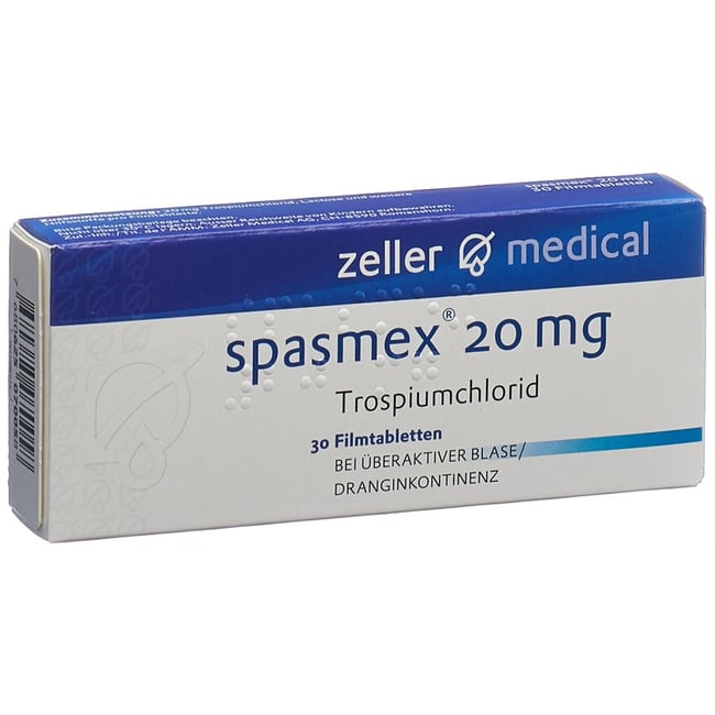 SPASMEX Filmtabl 20 mg Blist 30 Stk | Coop Vitality Apotheke