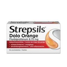 Strepsils Dolo Lutschtabl Orange Blist 16 Stk | Coop Vitality Apotheke