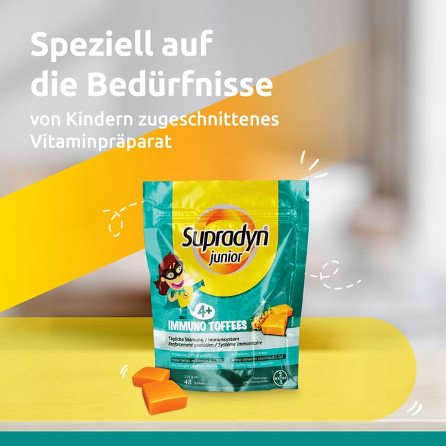 SUPRADYN junior immuno Toffees Btl 48 Stk | Coop Vitality Apotheke