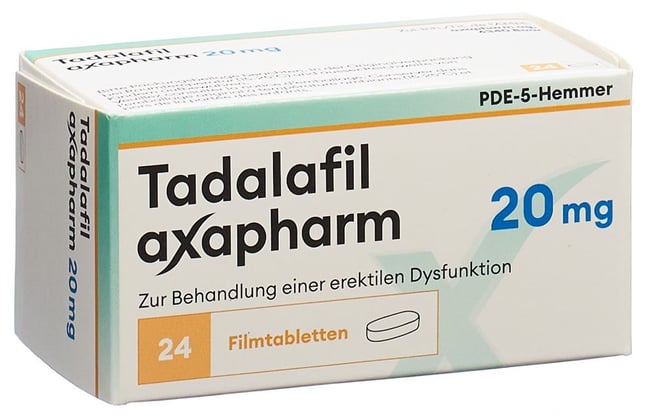TADALAFIL axapharm cpr pell 20 mg blist 24 pce | Pharmacie Coop Vitality